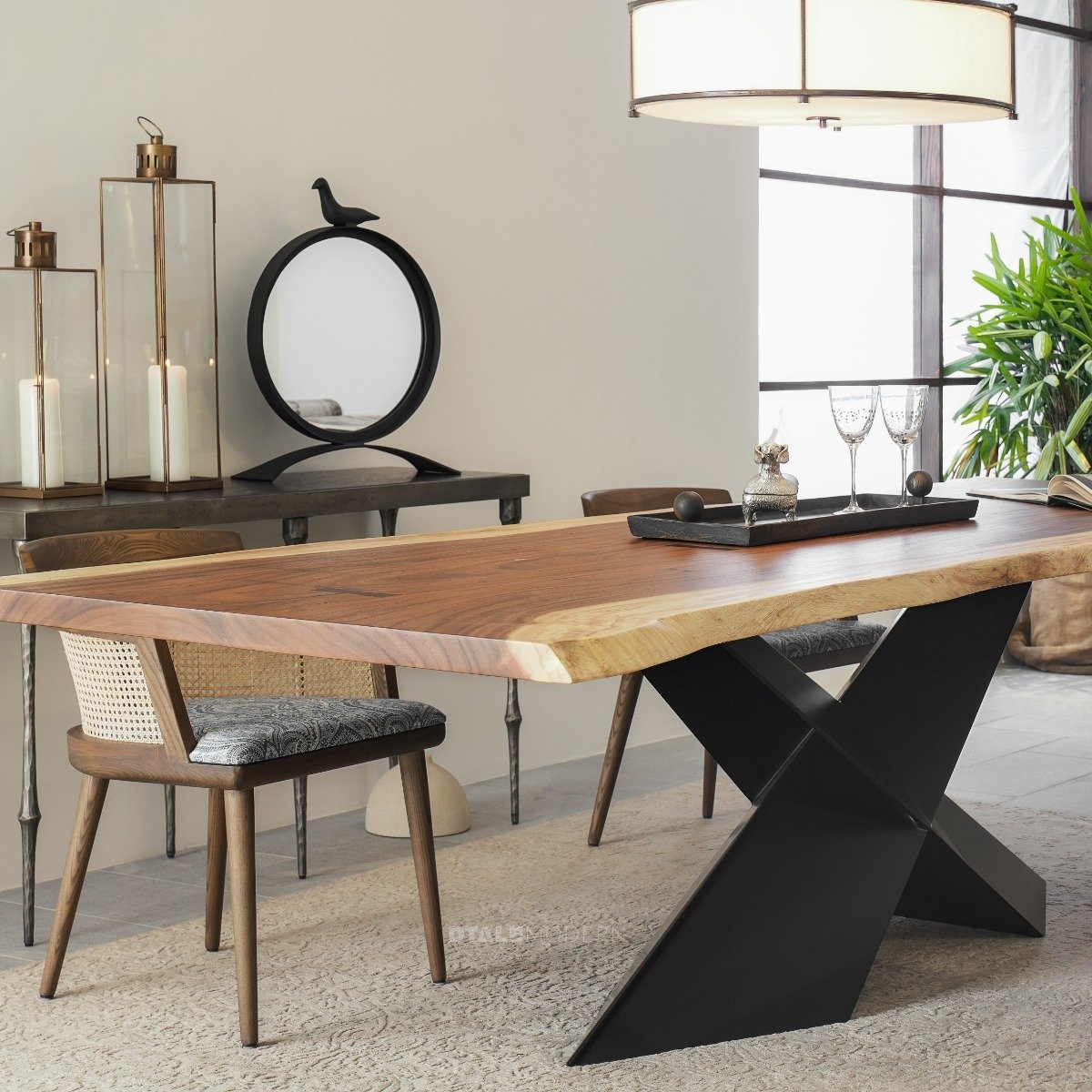 Buy Belle Round Table Mirror Online in India - Dtale Modern