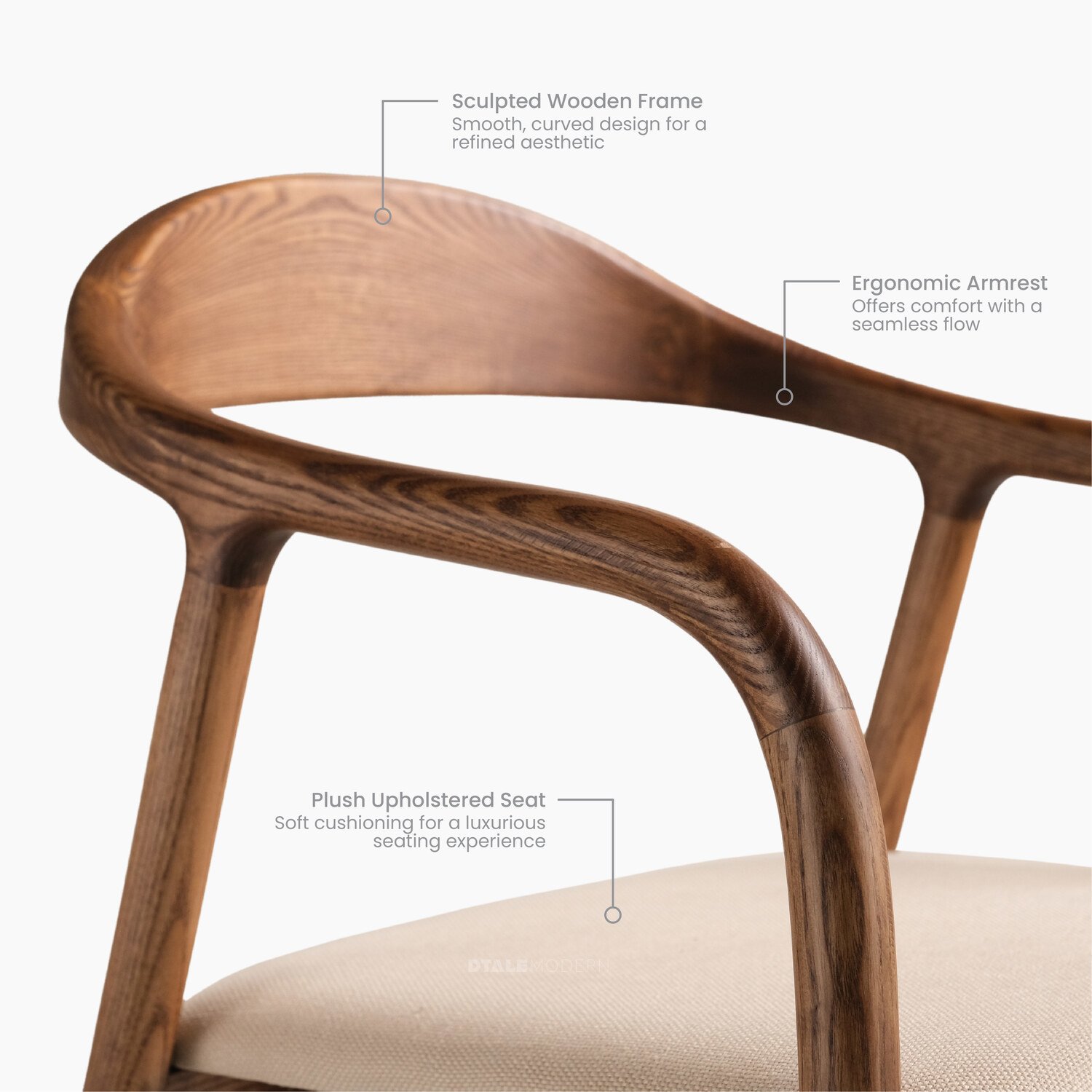 Buy Aaron Dining Chair Online in India - Dtale Modern