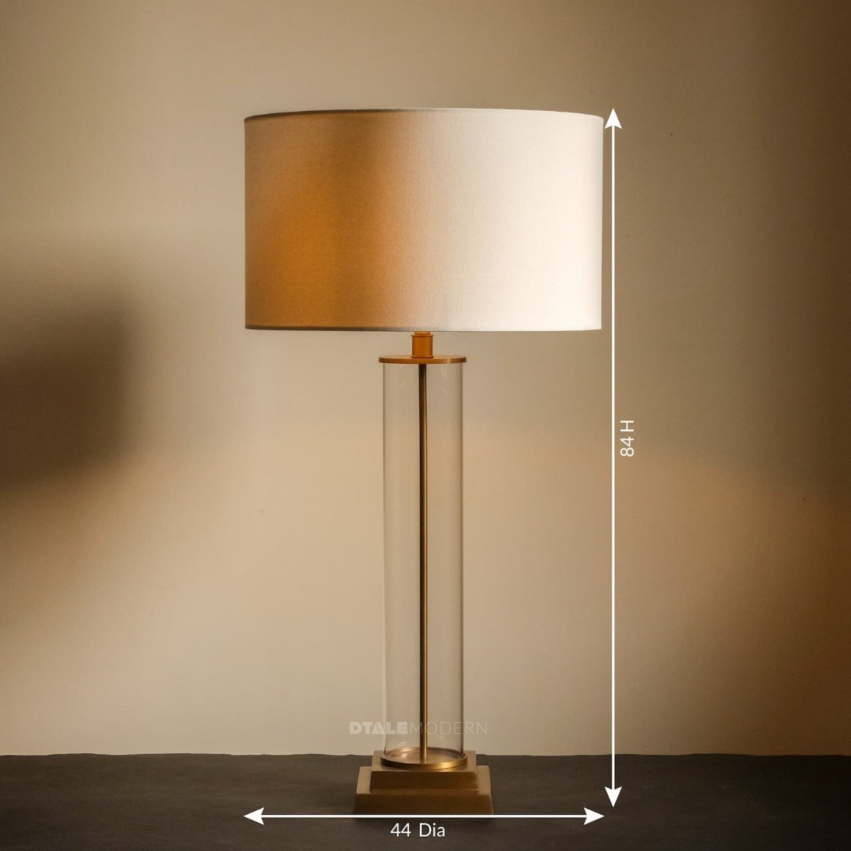 Buy Adeline Glass Table Lamp Online in India - Dtale Modern