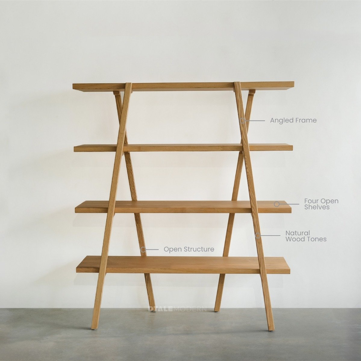 Buy Alder Open Display Shelf Online in India - Dtale Modern