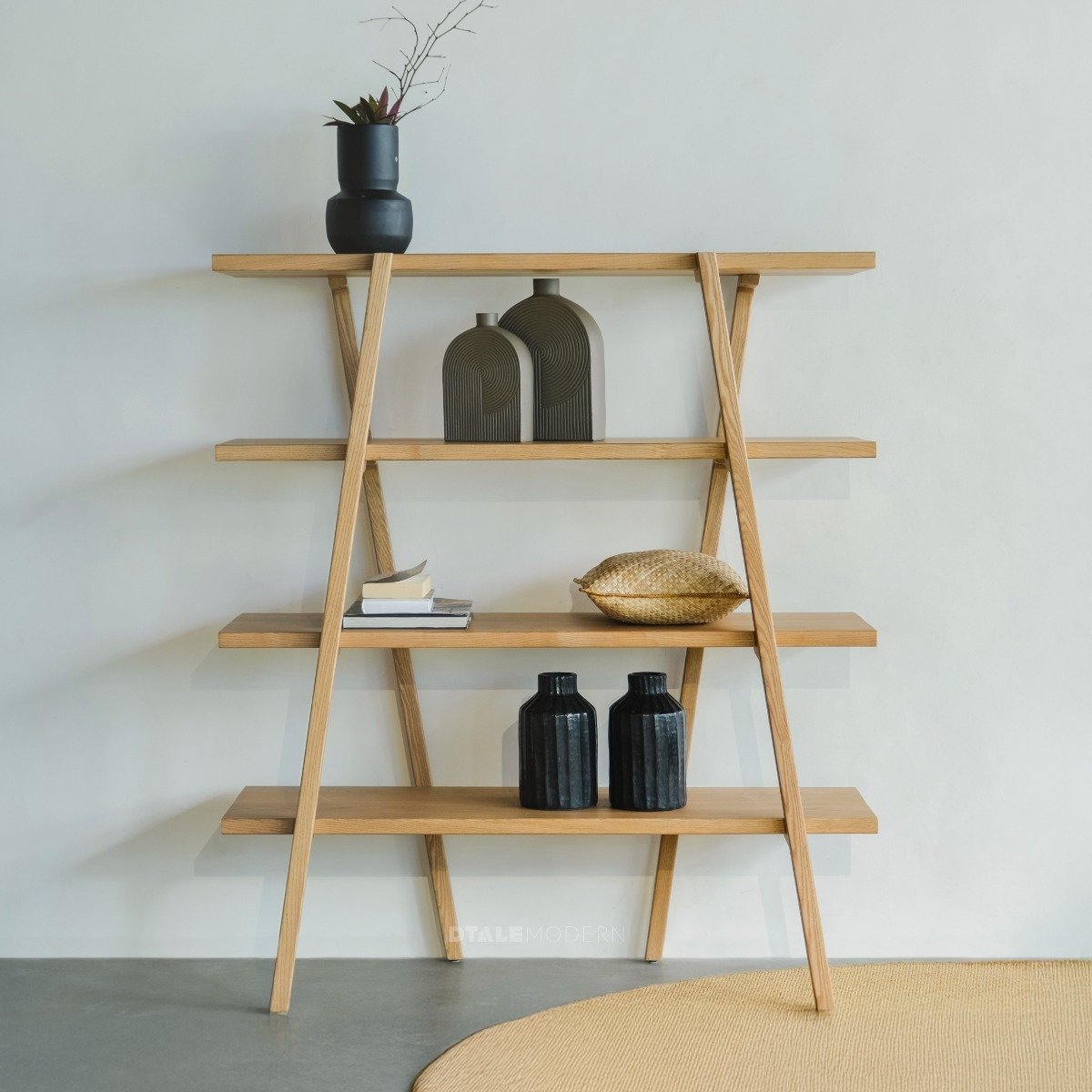Buy Alder Open Display Shelf Online in India - Dtale Modern