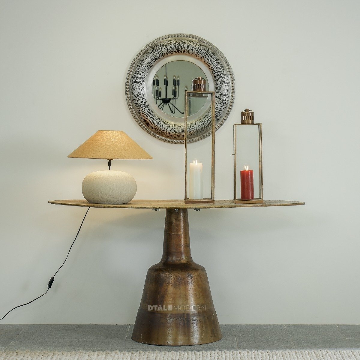 Buy Antique Brass Diva Lanterns (Set of 2) Online in India - Dtale Modern