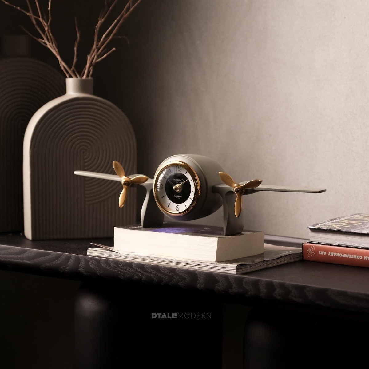 Buy Aviator Table Clock Online in India - Dtale Modern