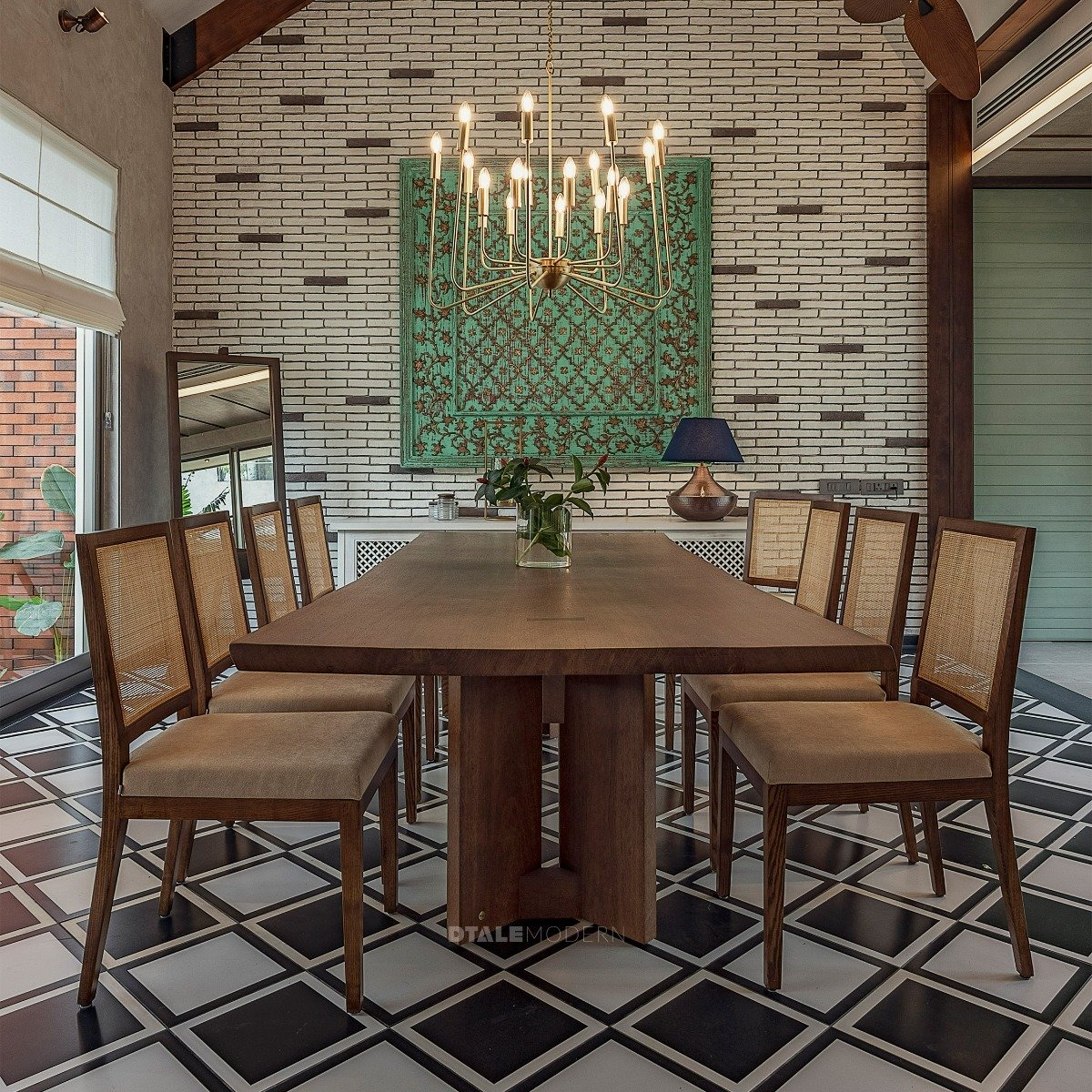 Buy Baron Live Edge Dining Table Online in India - Dtale Modern