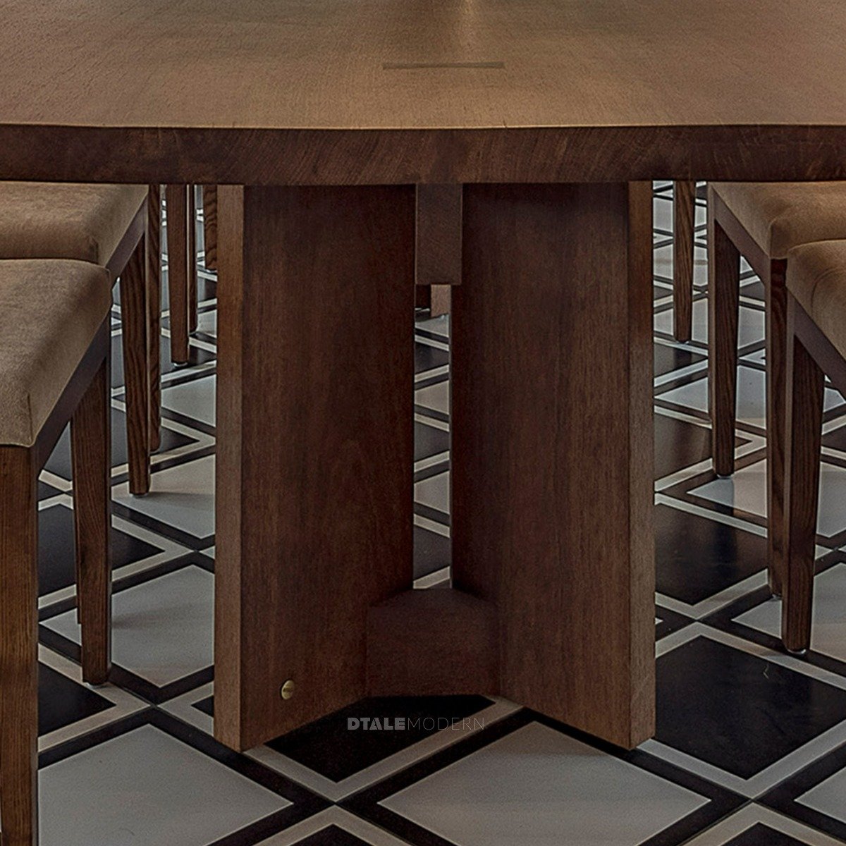 Buy Baron Live Edge Dining Table Online in India - Dtale Modern