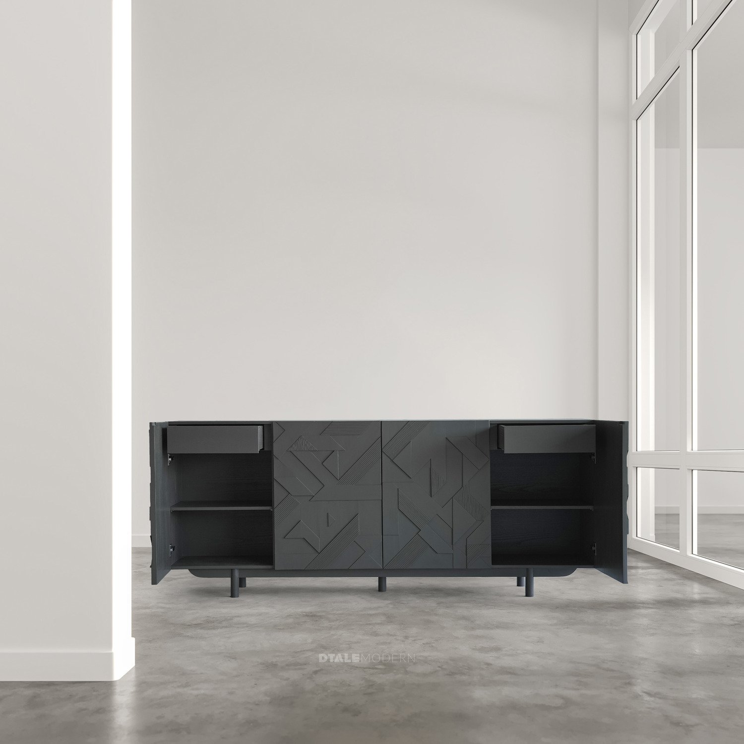 Buy Monarch Buffet Sideboard Console Online in India - Dtale Modern