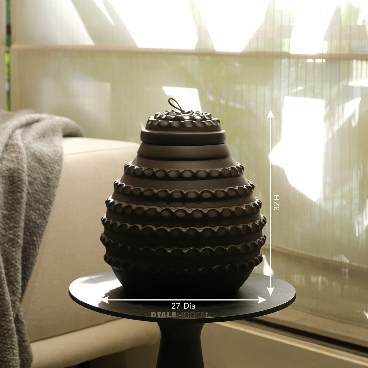 Buy Bharani Decorative Jar With Lid Online in India - Dtale Modern