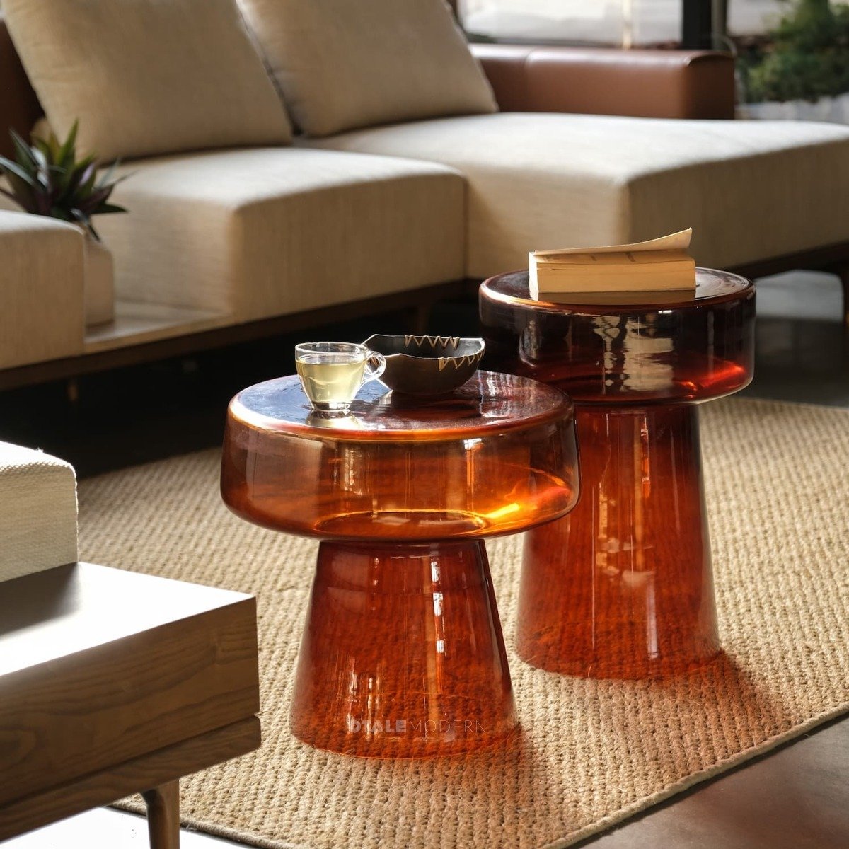 Buy Carter Multi-Use Glass Table (Set of 2) Online in India - Dtale Modern