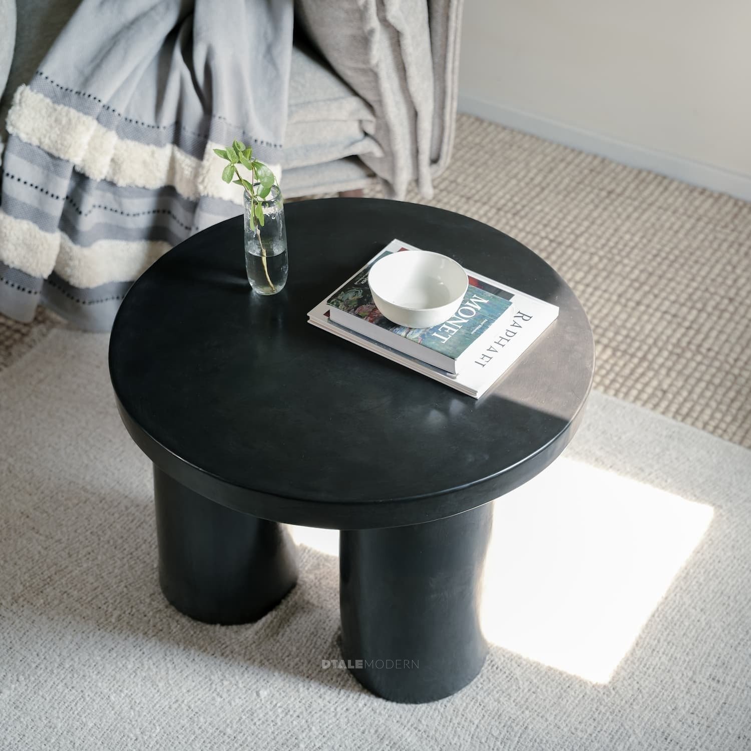 Buy Trio Cemento Coffee Table - Black Online in India - Dtale Modern