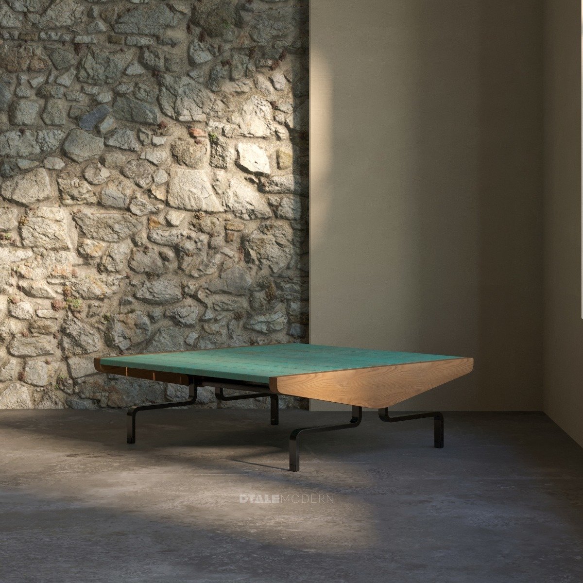 Buy Bombay Club Coffee Table - Blue Patina Online in India - Dtale Modern