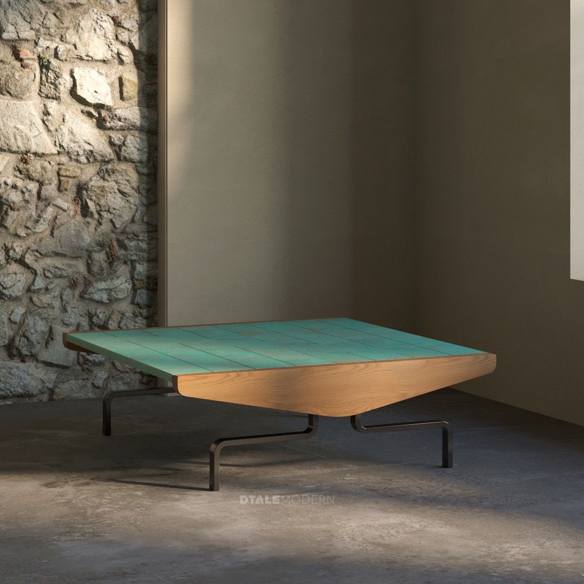 Buy Bombay Club Coffee Table - Blue Patina Online in India - Dtale Modern