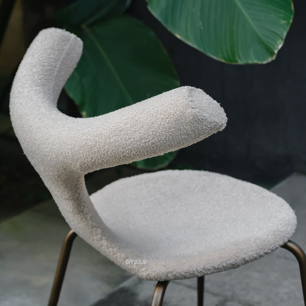 Buy Bull Chair - Frosted Almond Online in India - Dtale Modern