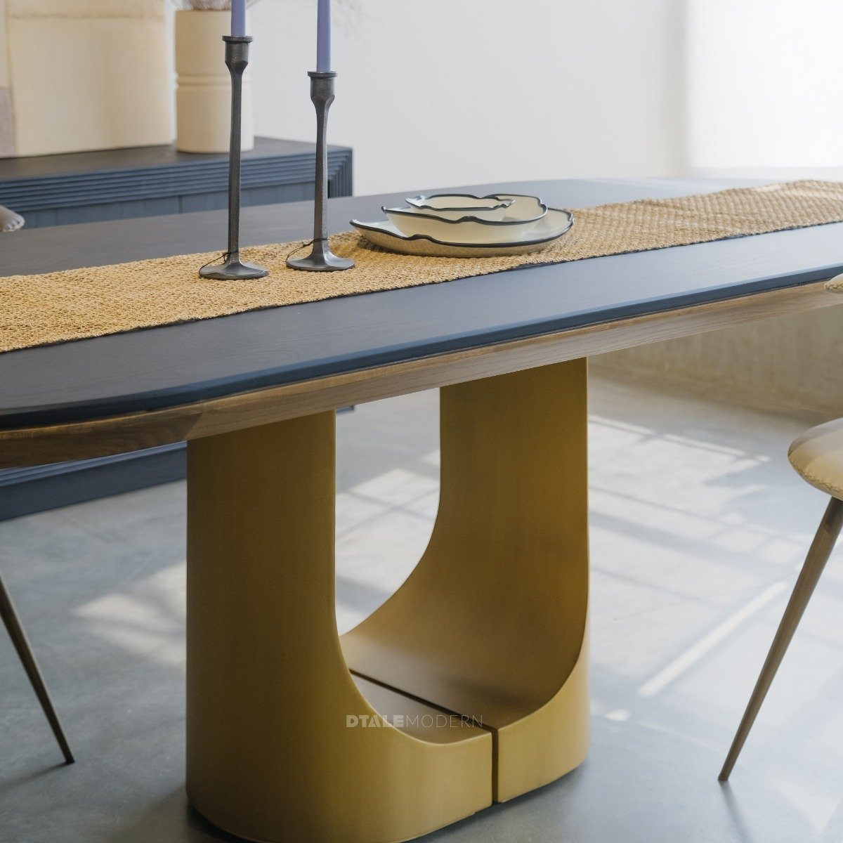 Buy Creston Oval Dining Table Online in India - Dtale Modern