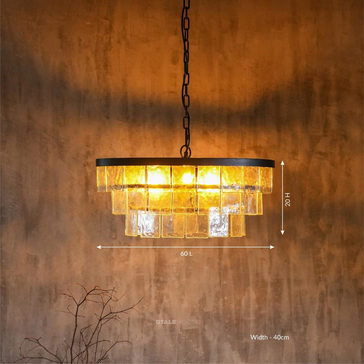 Buy Frost Cascade Pendant Light Online in India - Dtale Modern