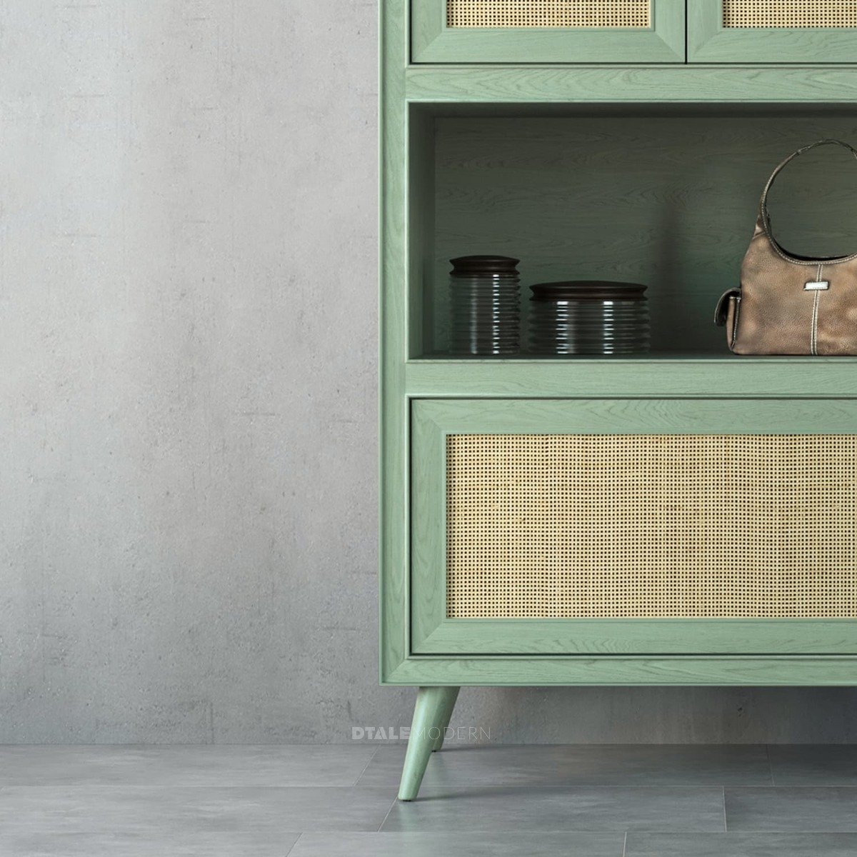 Buy Hermes Rattan Shutter Armoire Online in India - Dtale Modern