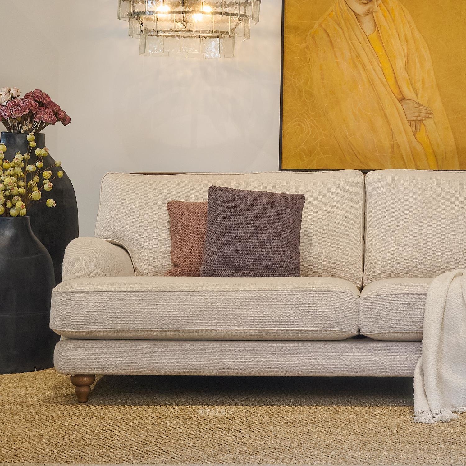 Buy Zenora Three-Seater Sofa Online in India - Dtale Modern