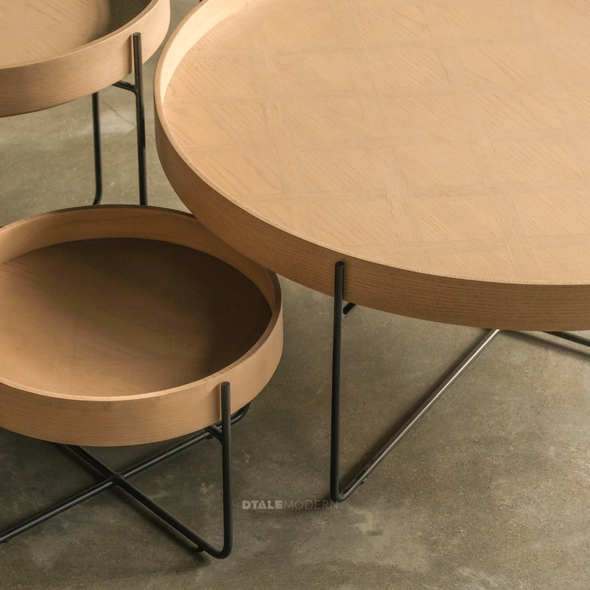 Buy Minwa Nesting Coffee Table - Set of 3 Online in India - Dtale Modern