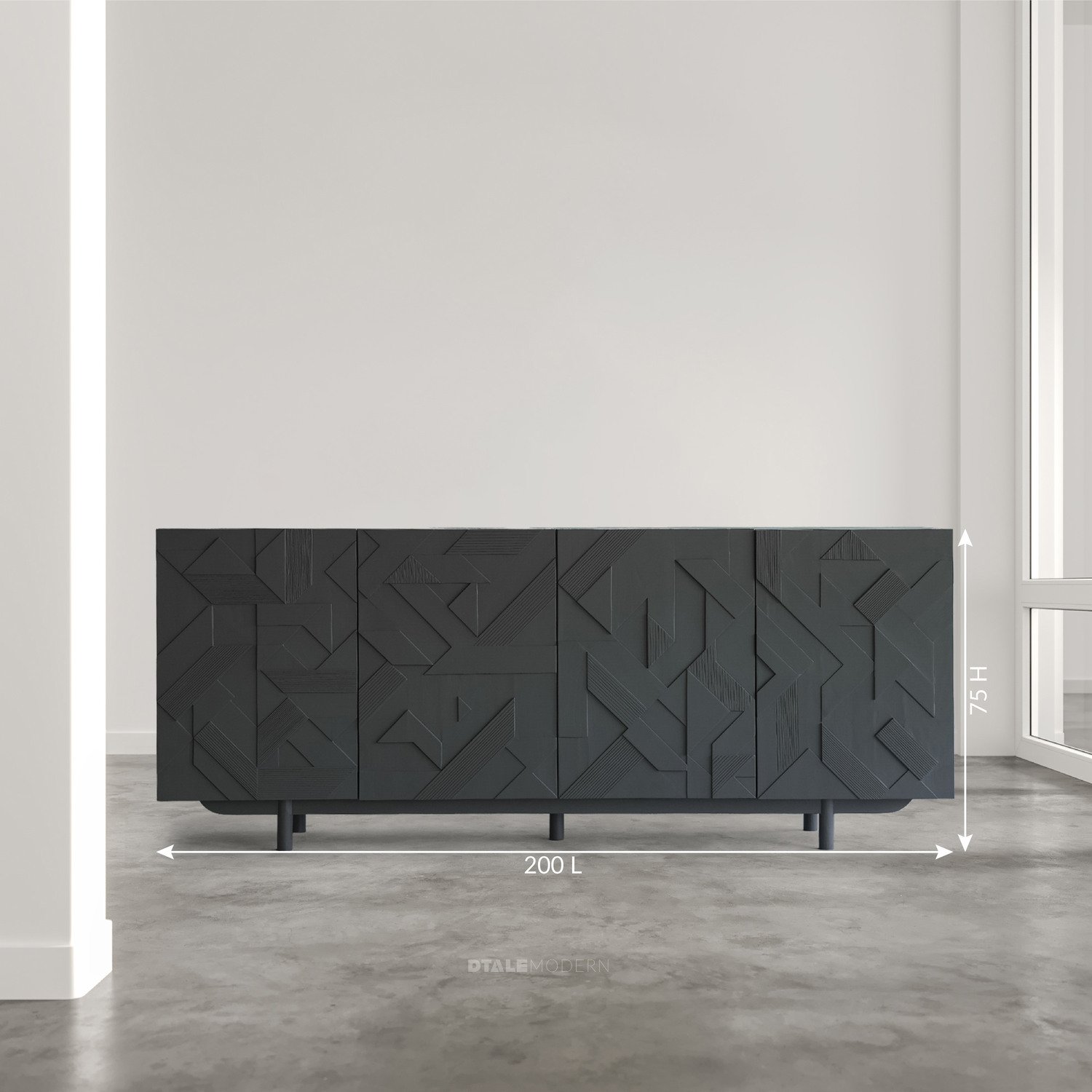 Buy Monarch Buffet Sideboard Console Online in India - Dtale Modern