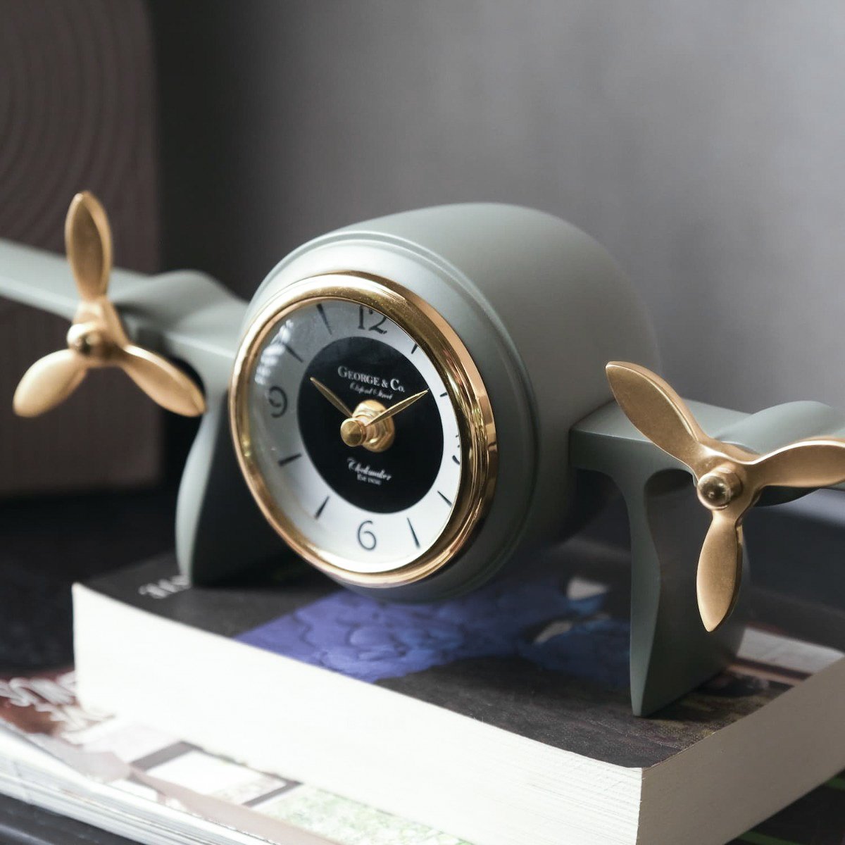 Buy Aviator Table Clock Online in India - Dtale Modern