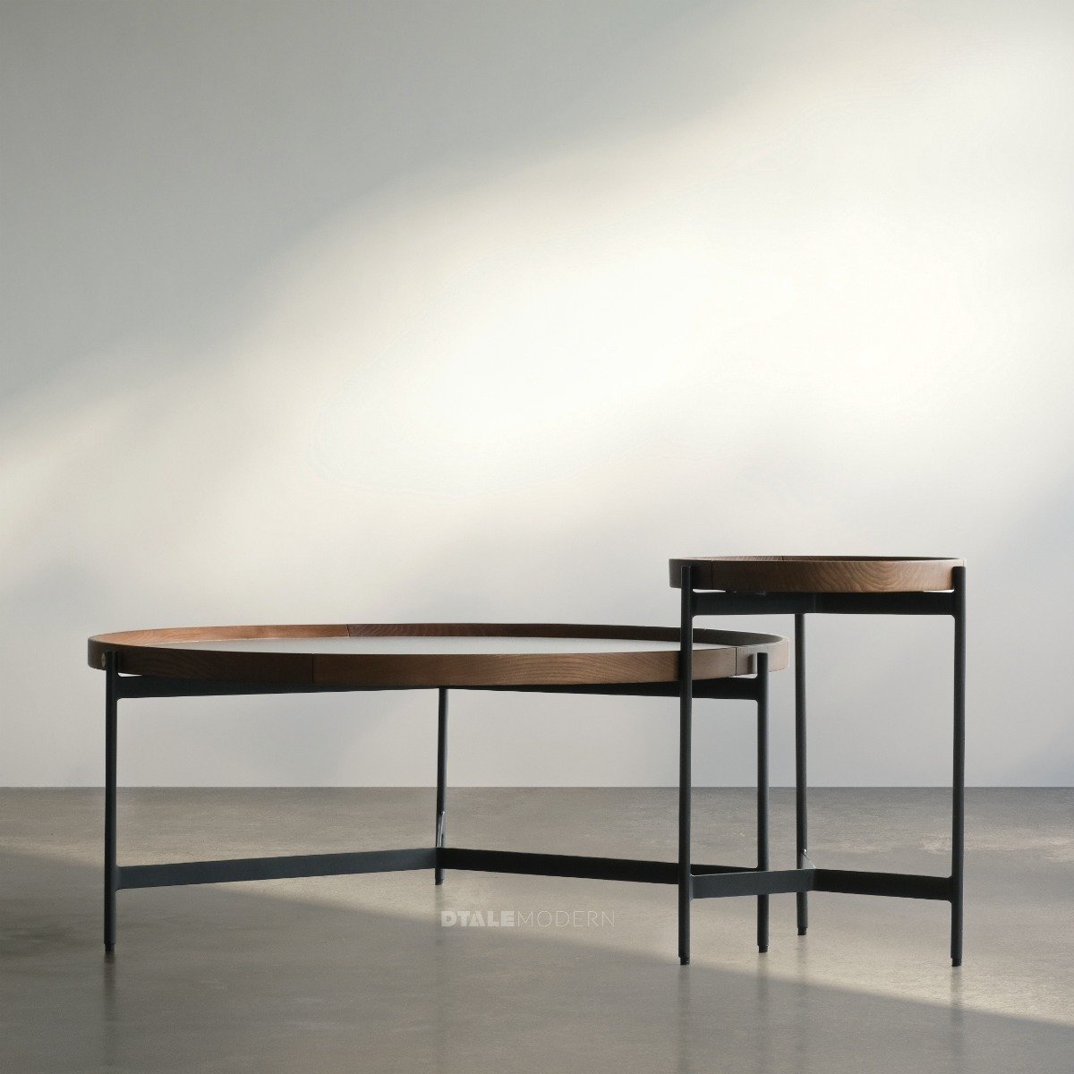 Buy Ripple Centre Table(Set of 2) - Cement Finish Online in India ...