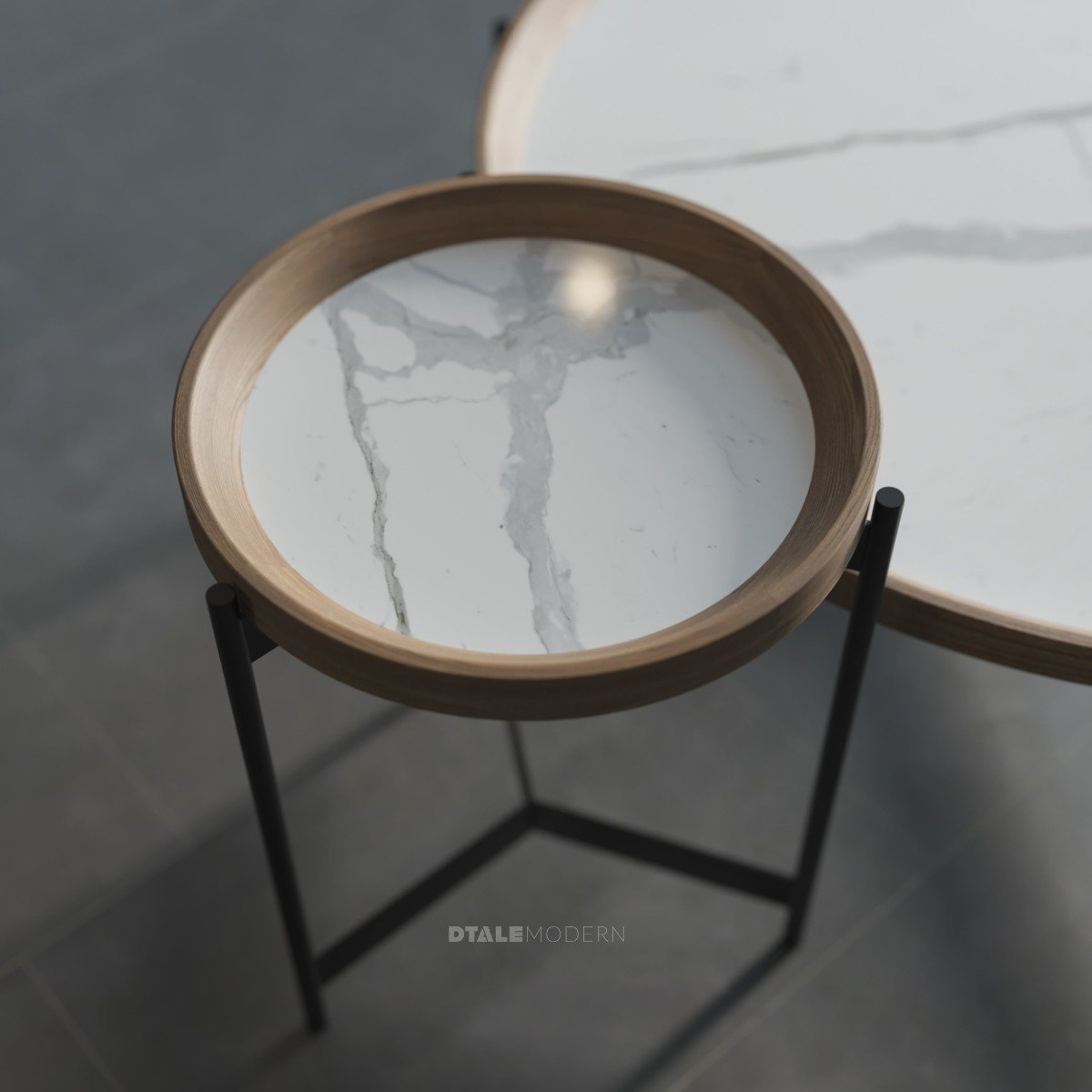 Buy Ripple Centre Table(Set of 2) - Marble Finish Online in India ...