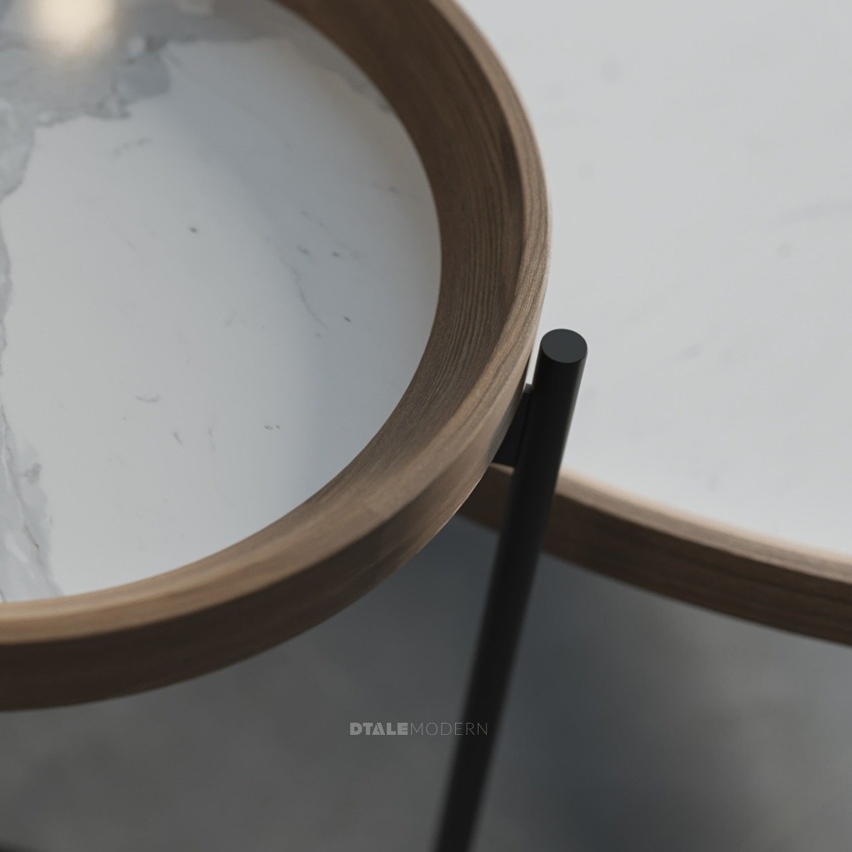 Buy Ripple Centre Table(Set of 2) - Marble Finish Online in India ...