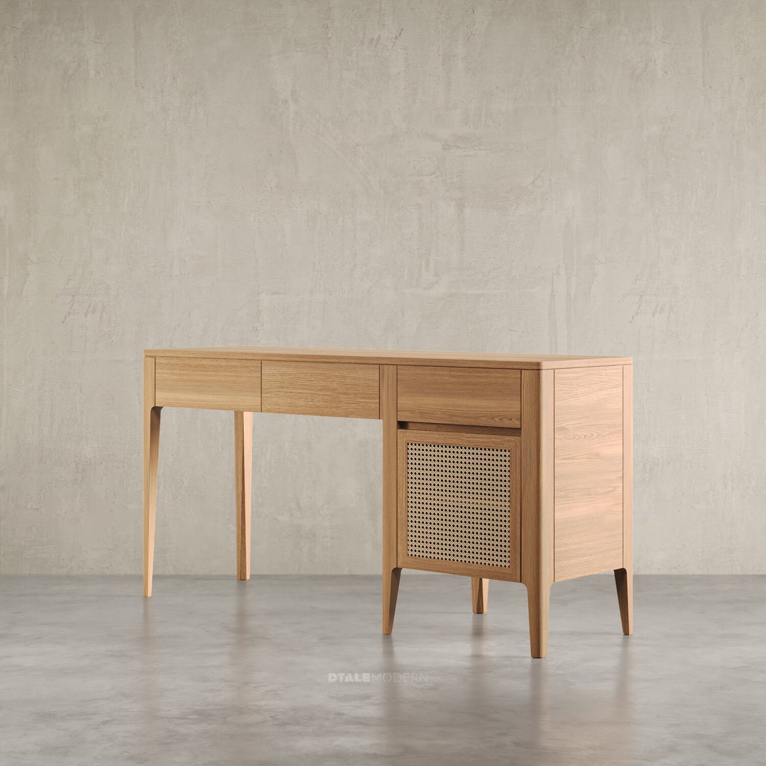 Buy Mecai Cane Writing Desk Online in India - Dtale Modern