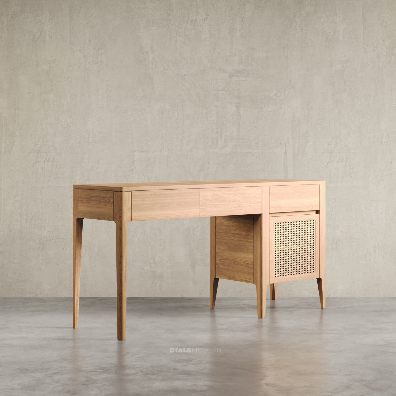 Buy Mecai Cane Writing Desk Online in India - Dtale Modern