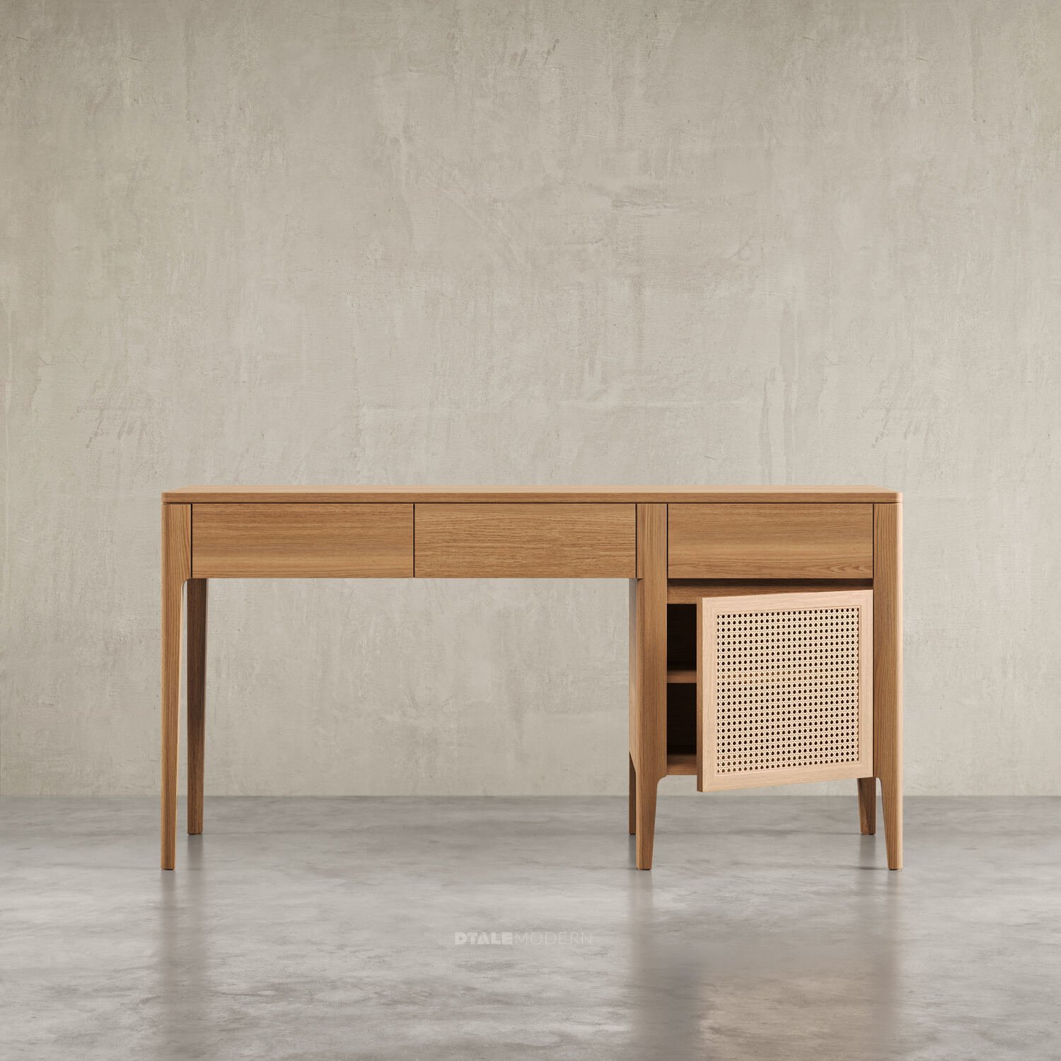 Buy Mecai Cane Writing Desk Online in India - Dtale Modern