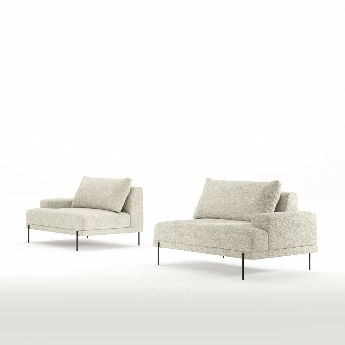 Buy Ebba 2.0 Modular Five Seater Sofa 280 - Caillou 778 Online in India - Dtale Modern