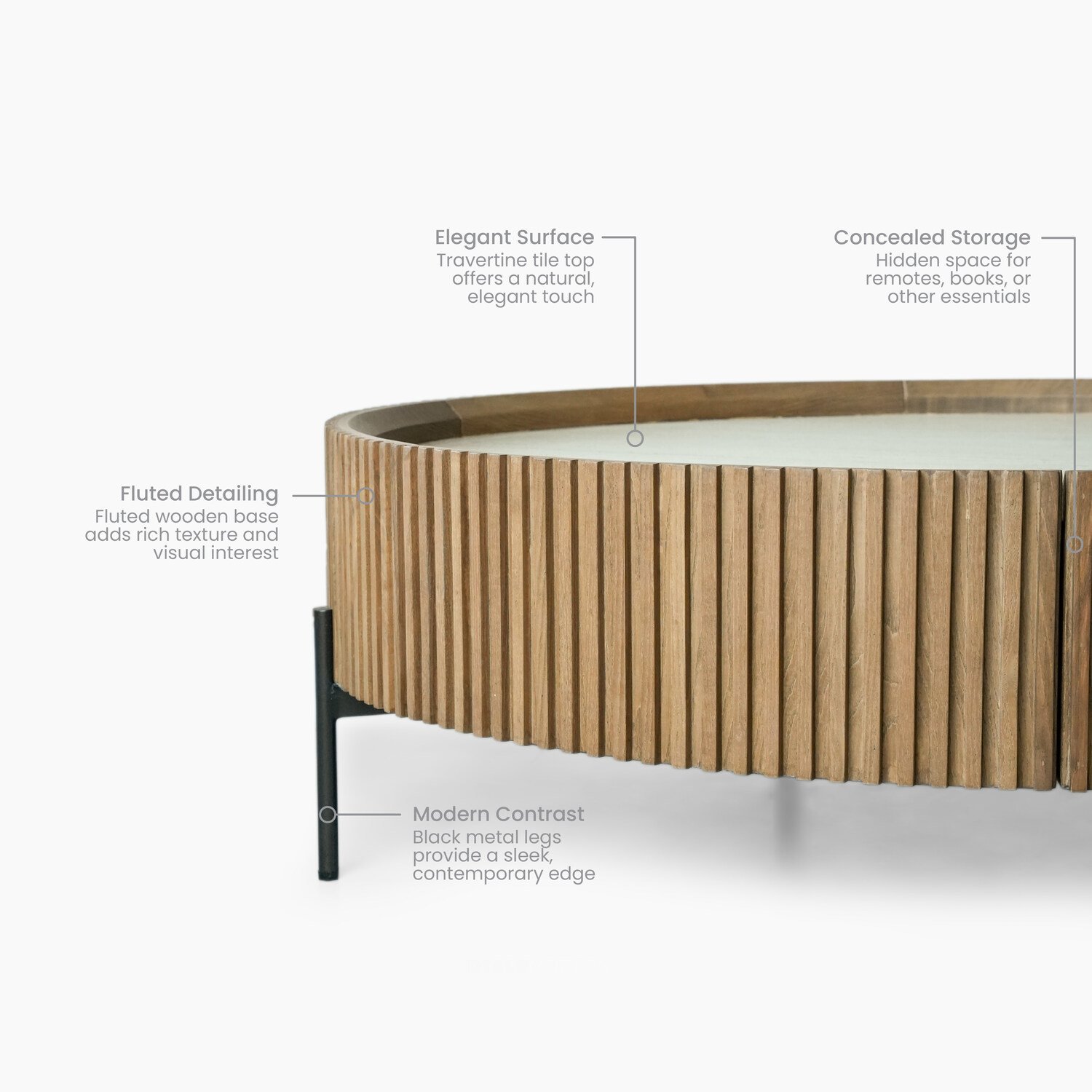 Buy Talbot Center Table Online in India - Dtale Modern