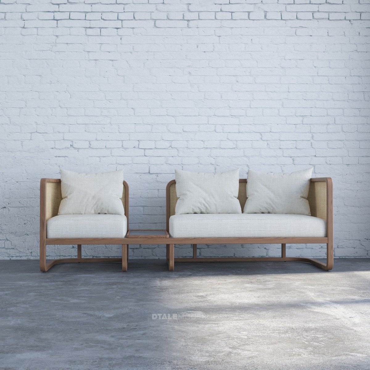 Buy Travancore Chooral Three Seater Sofa Online in India - Dtale Modern