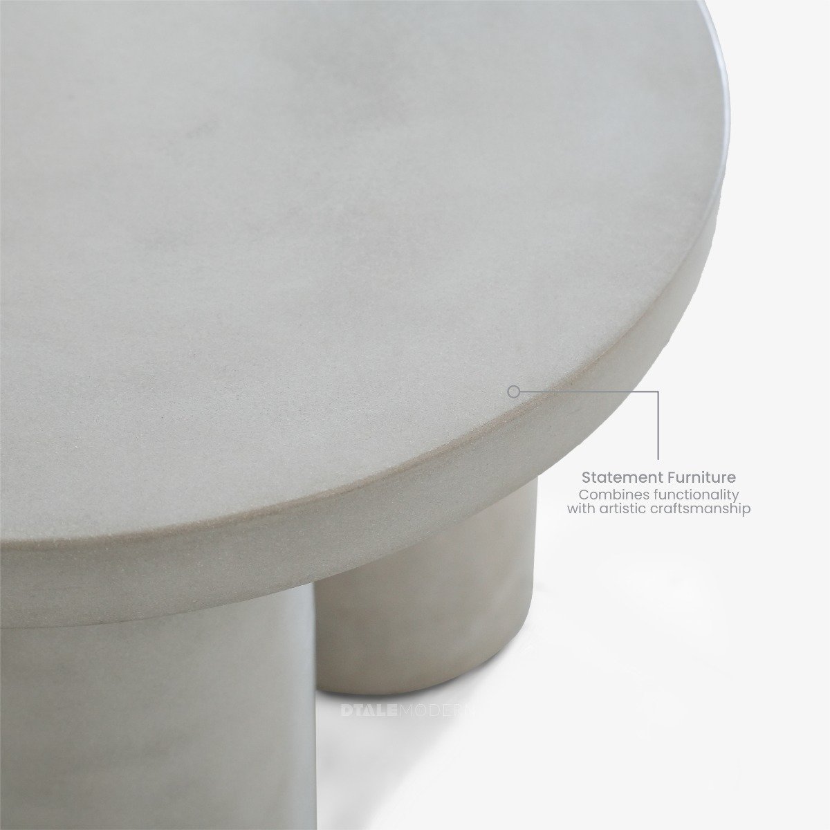 Buy Trio Cemento Coffee Table - White Online in India - Dtale Modern