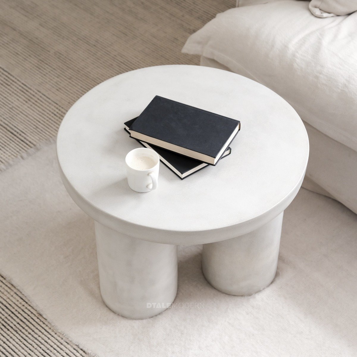 Buy Trio Cemento Coffee Table - White Online in India - Dtale Modern
