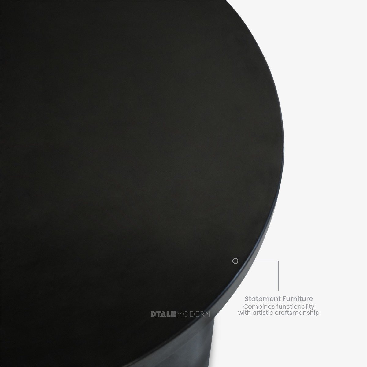 Buy Trio Cemento Coffee Table - Black Online in India - Dtale Modern