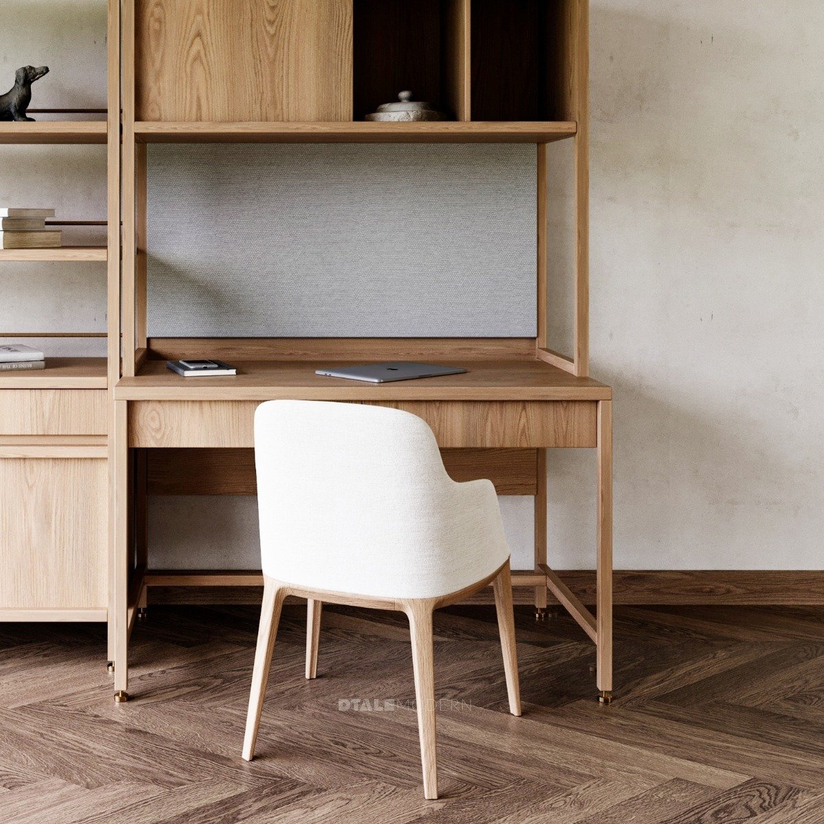 Buy Veda Modular Workspace Desk with Outlet & Bookcase Online in India ...