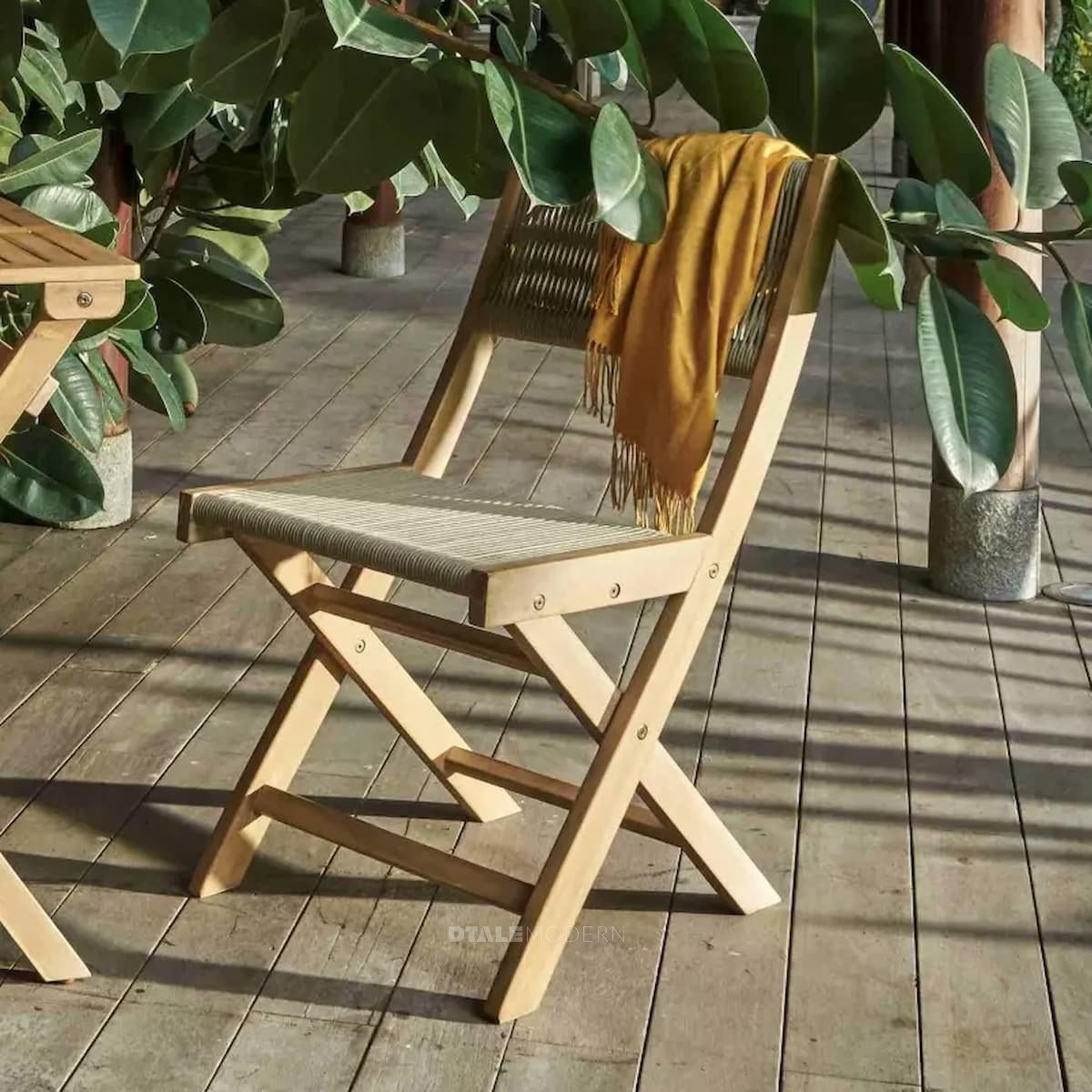Buy Zenith Foldable 2 Seat Outdoor Set (1 Table & 2 Chairs) Online in ...
