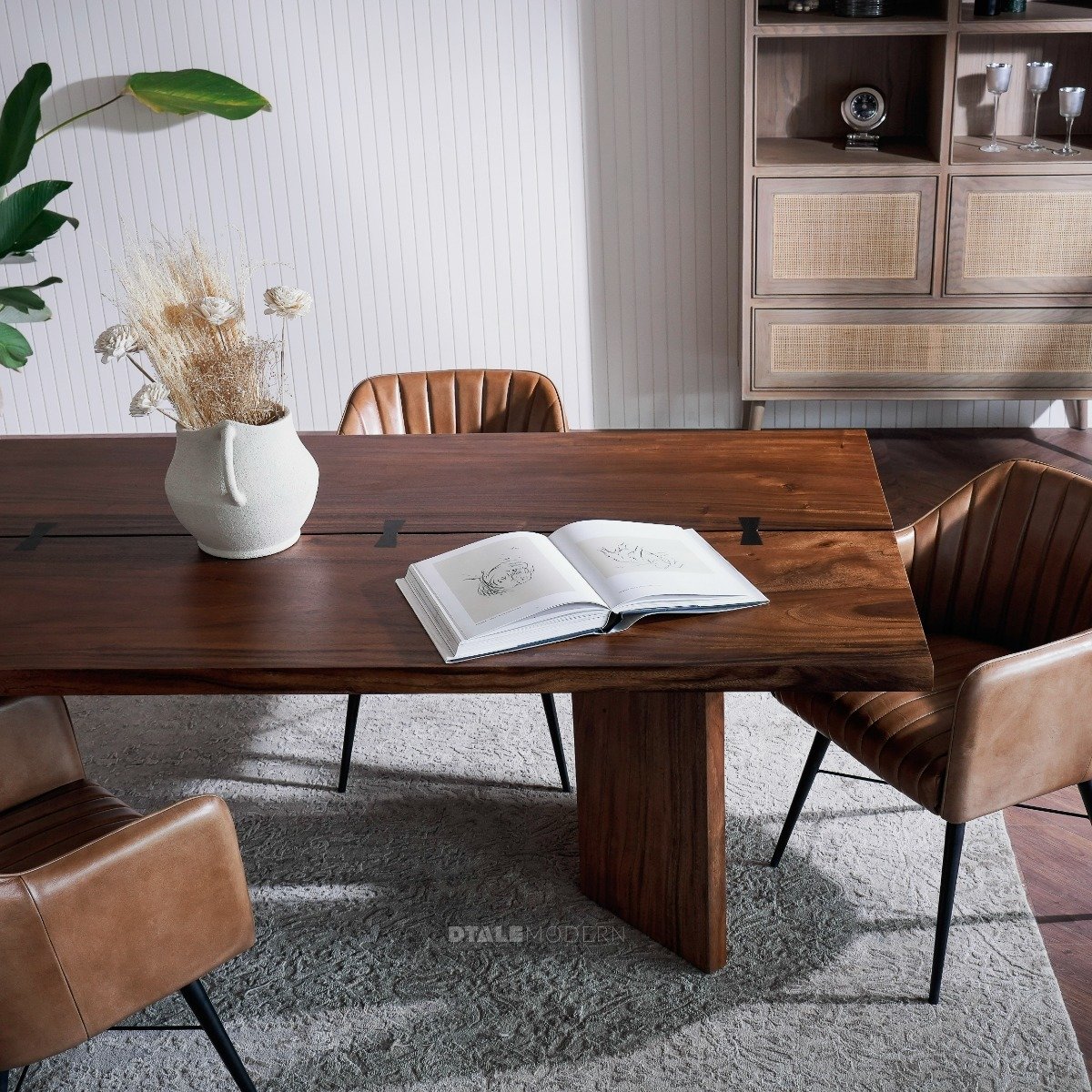 Buy Ebony Dining Table Online in India - Dtale Modern