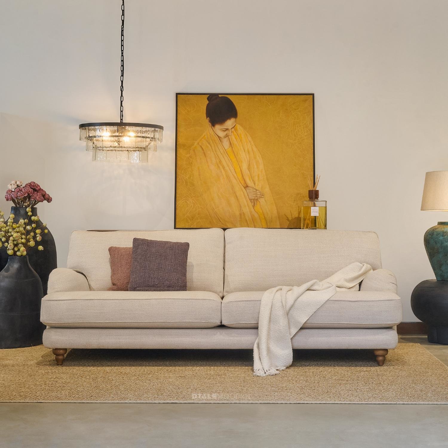 Buy Zenora Three-Seater Sofa Online in India - Dtale Modern