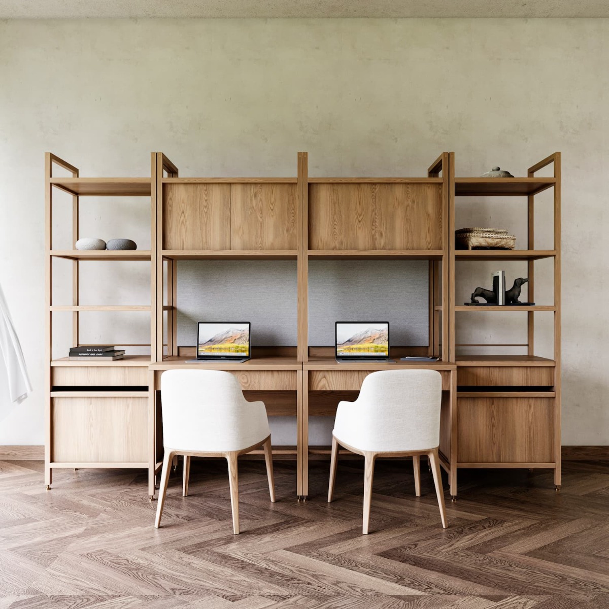 Buy Veda Modular Kids Desk with Outlet & Bookcase (set of 2) Online in ...