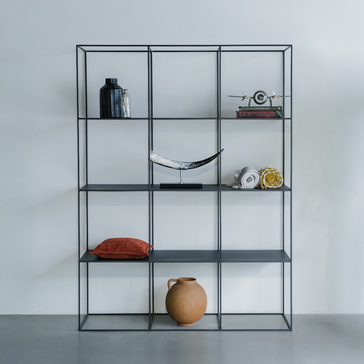 Buy Rigel Open Display Metal Shelf Online in India - Dtale Modern