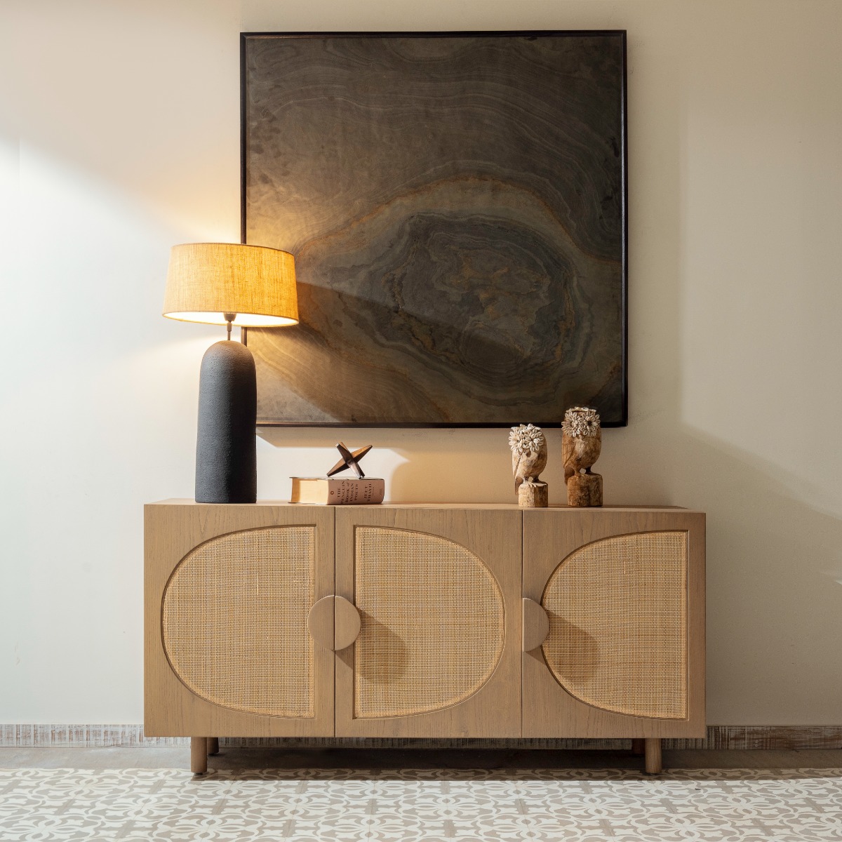 Buy Atikah Rattan Console Online in India - Dtale Modern