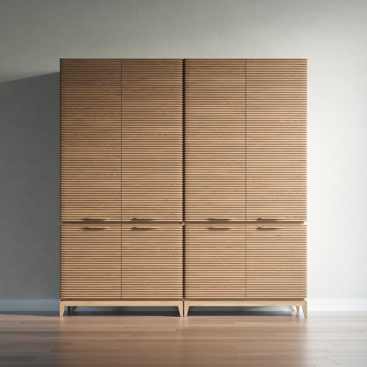 Buy Barrett Reaper Wardrobe - 4 Shutter Online in India - Dtale Modern