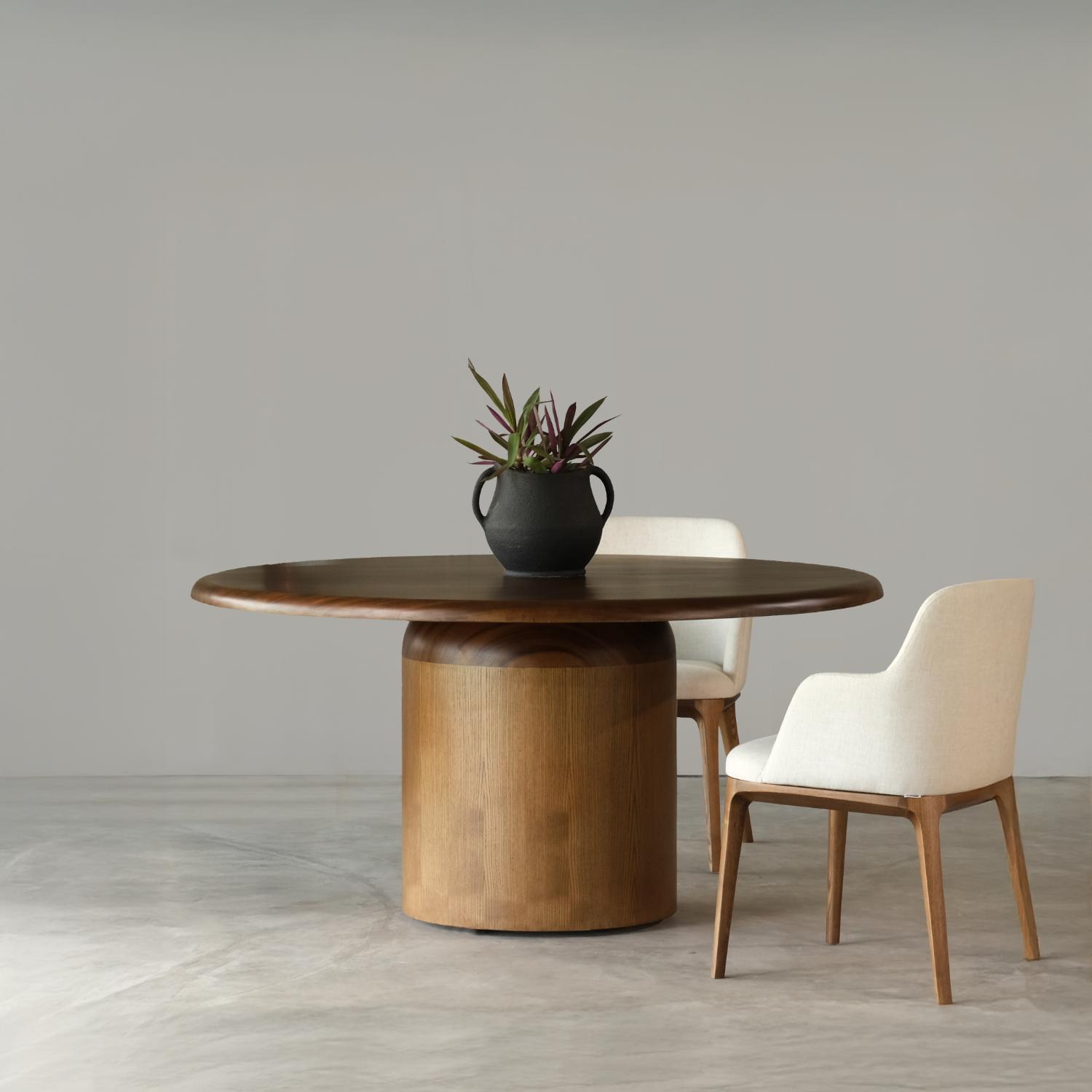 Buy Saturn Single Pillar Dining Table - 5 Feet Online in India - Dtale ...