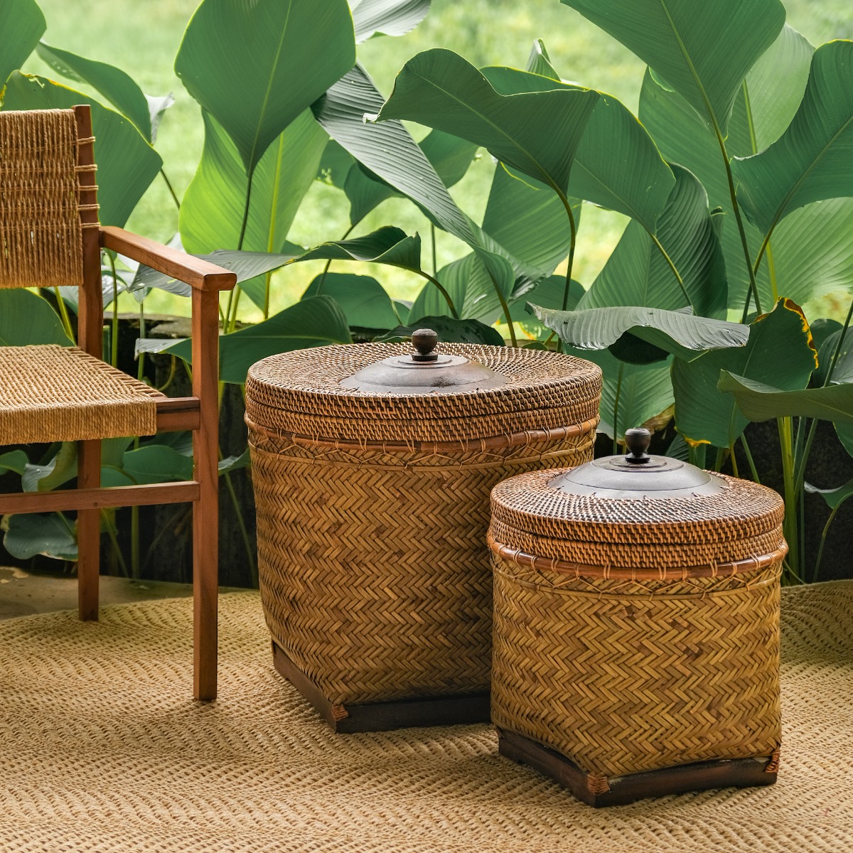 Buy Tribal Basuki Basket - Set of 2 Online in India - Dtale Modern