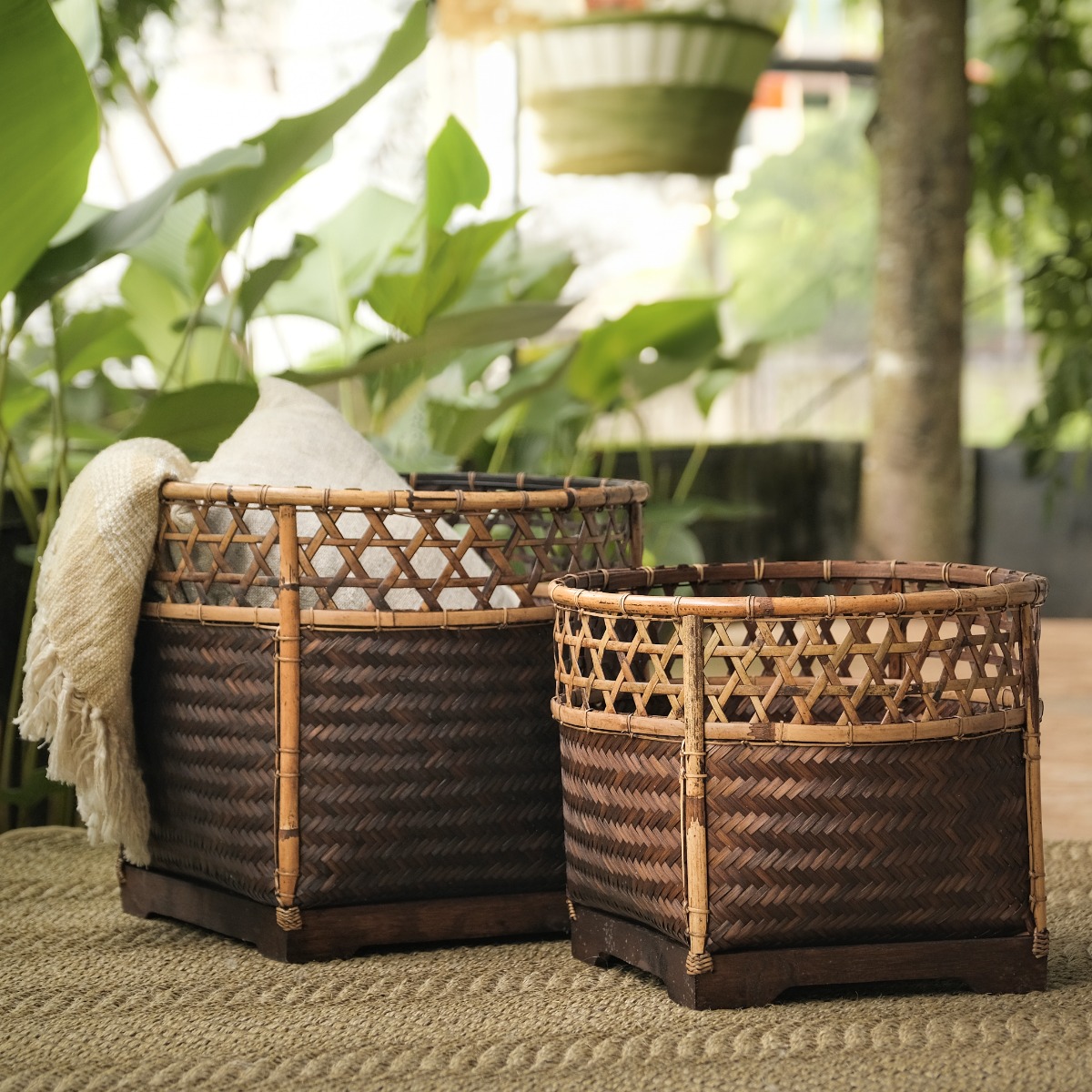 Buy Tribal Barka Handwoven Basket - Set of 2 Online in India - Dtale Modern