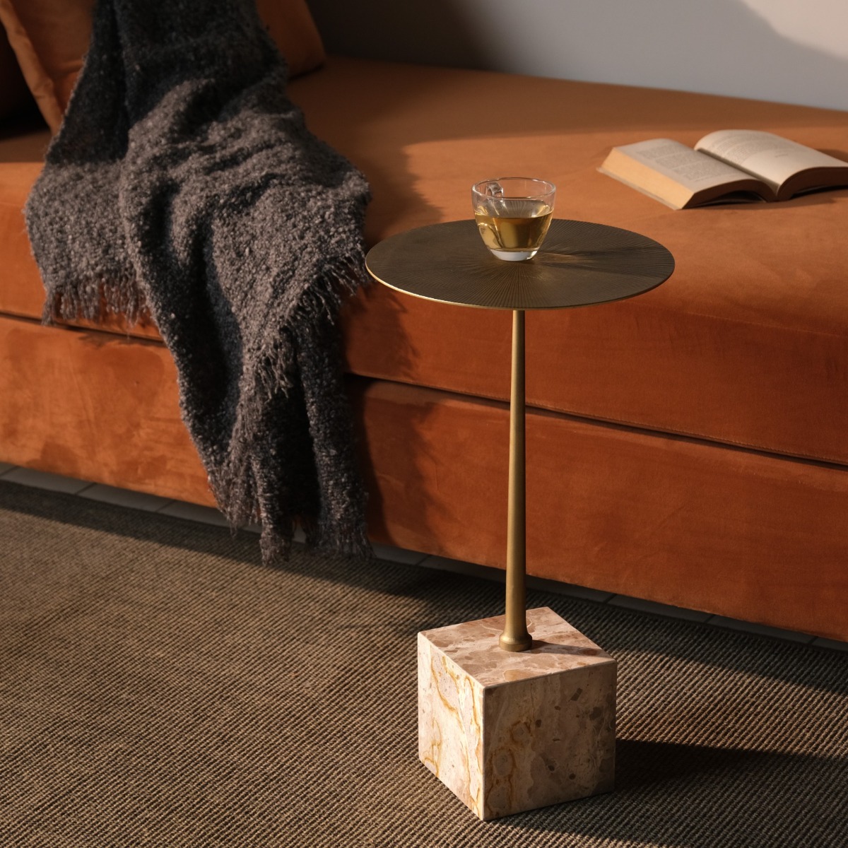 Buy Fila Brass Cocktail Table Online in India - Dtale Modern