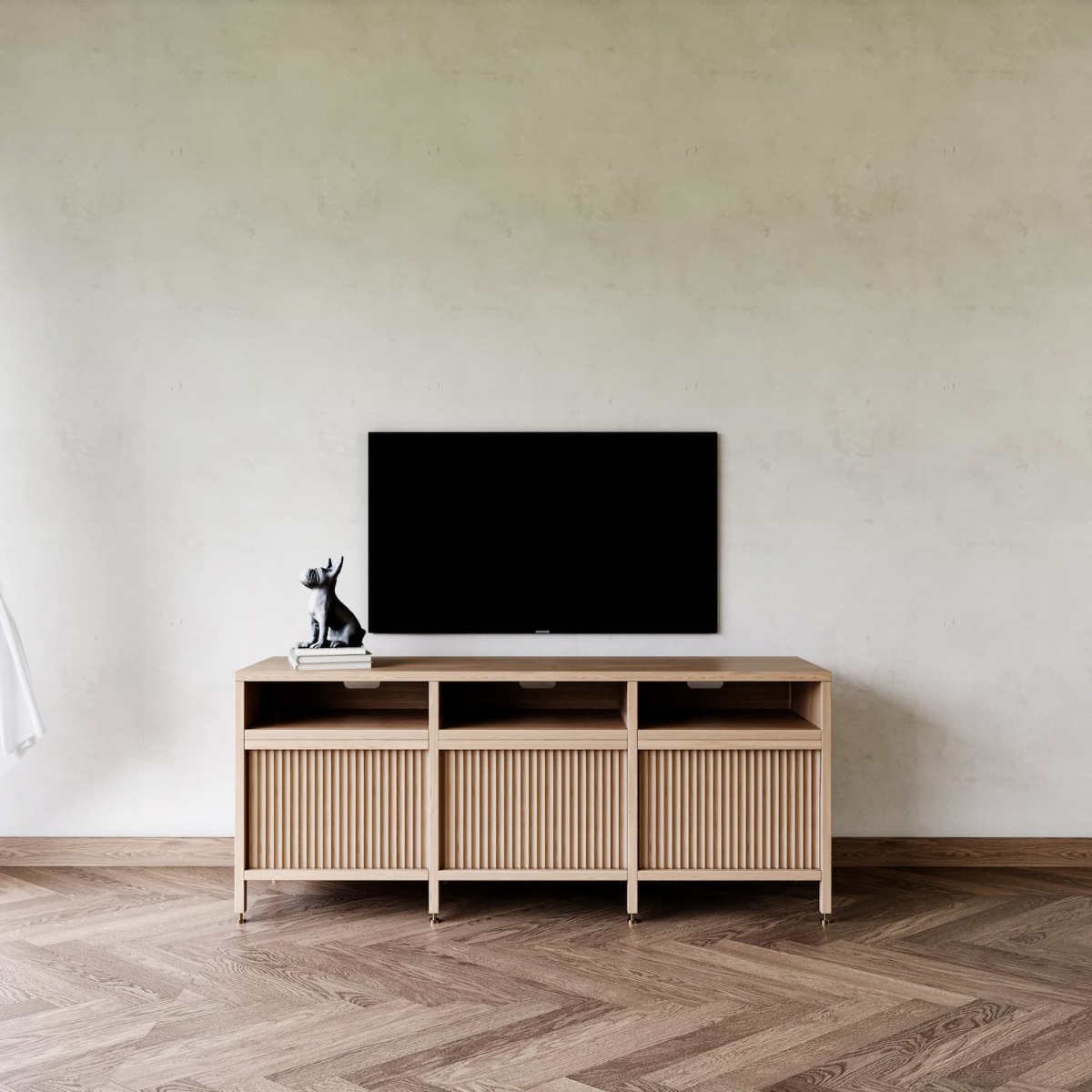 Buy Samara Fluted Media Console Online in India - Dtale Modern