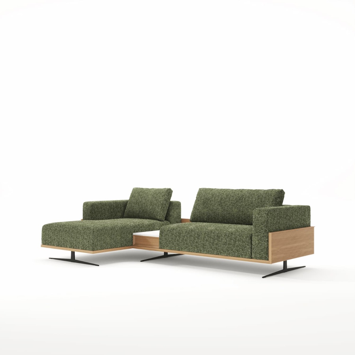 Buy Foster Apartment Chaise Sectional Sofa With Storage 270 - Charlotte ...