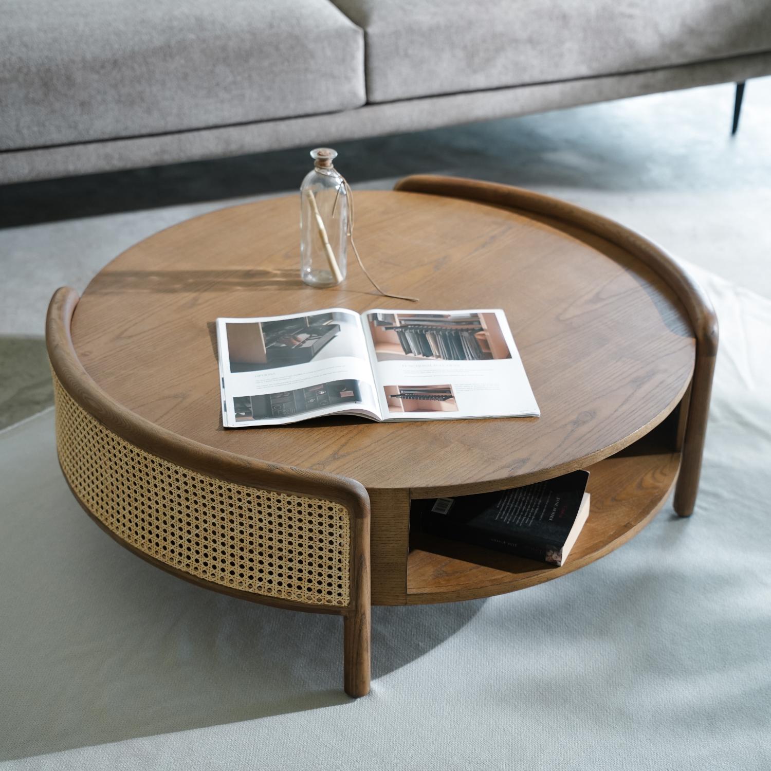 Buy Kalpa Rattan Round Table Online in India - Dtale Modern